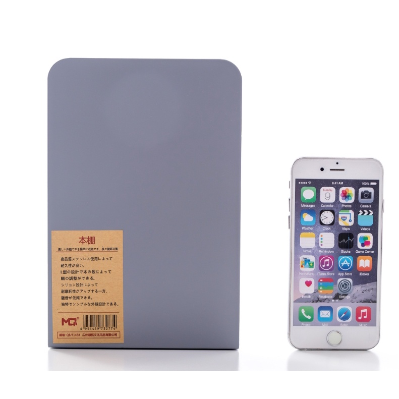 doti ที่กั้นหนังสือโลหะ 1คู่ (2ชิ้น) book divider ที่จัดระเบียบหนังสือ ...