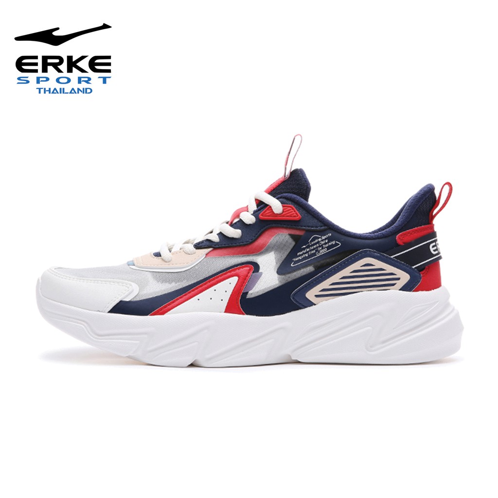 Erke Wave Runner 2.0 สี Blue Red รองเท้าผ้าใบ สำหรับผู้ชาย | Shopee ...