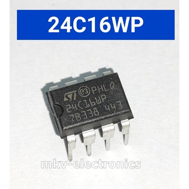 (1ตัว) 24C16WP , DIP-8 , MEMORY ไม่มีข้อมูล | Shopee Thailand