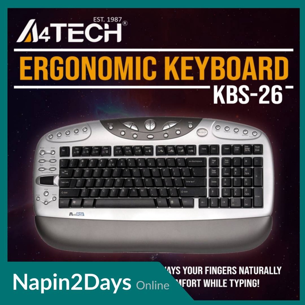 คีบอร์ด Keyboard.A4tech Wired Multimedia Ps/2 #KBS-26 | Shopee Thailand