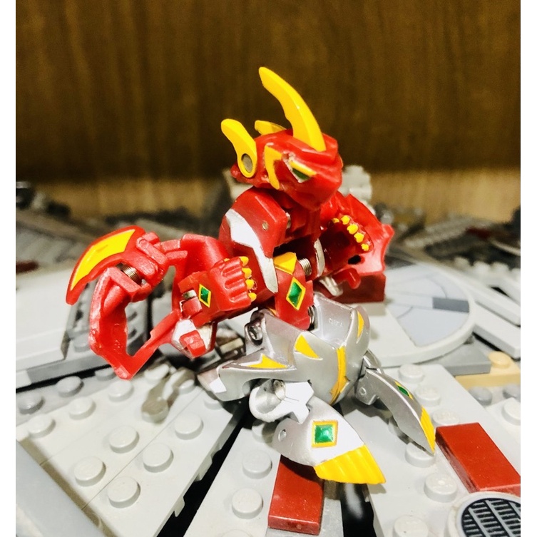 Bakugan "Titanium Dragonoid" Pyrus Red Mechtanium Surge (Custom Painted ...