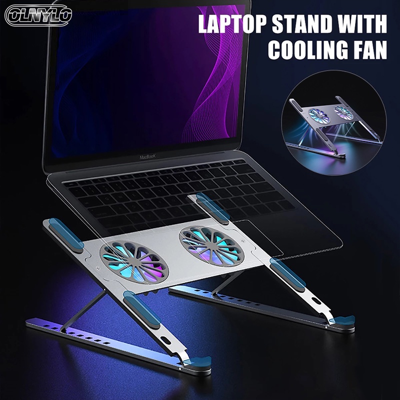 Laptop Stand With Cooling Fan Foldable Laptop Cooling Bracket iPad ...