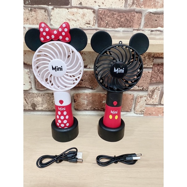 พัดลมพกพามิกกี้มินนี่ | Shopee Thailand