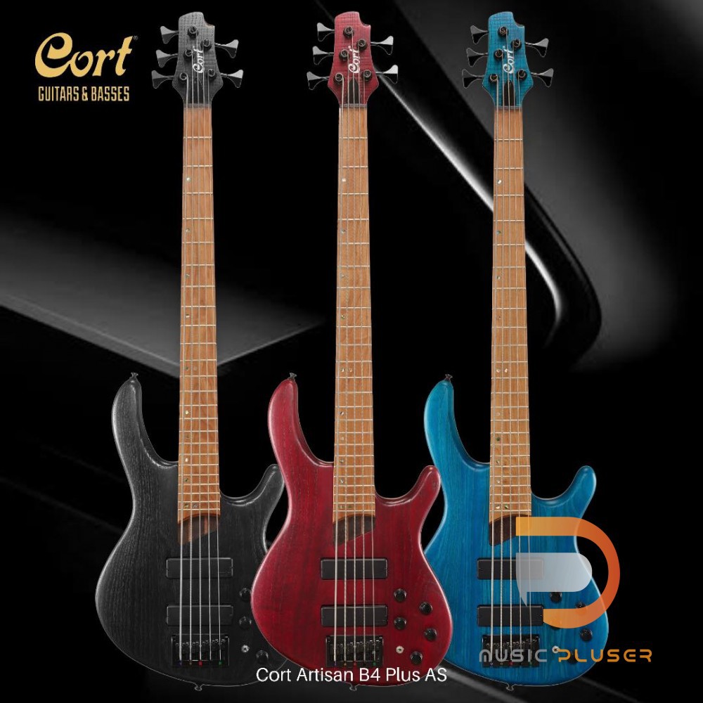 Cort Artisan B5 Plus AS RM กีต้าร์เบสสเปคคุ้ม ไม่ว่าจะเป็น SWAMP ASH BODY, Bartolini® MK-1 ...
