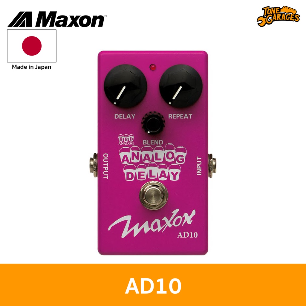 Maxon AD10 Analog Delay Effect เอฟเฟค กีต้าร์ อนาล็อค ดีเลย์ Made in Japan | Shopee Thailand