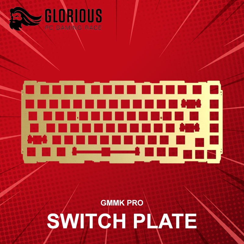 สวิตช์เพลท Glorious GMMK PRO Switch plate | Shopee Thailand