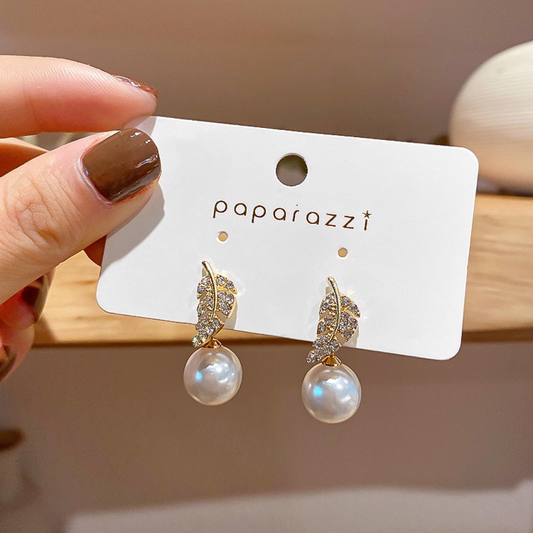 2022 s925 เข็มเงินเกาหลี Dongdaemun Dual-use Simple Rhinestone Pearl ต่างหูที่ไม่ซ้ํากัน All ...