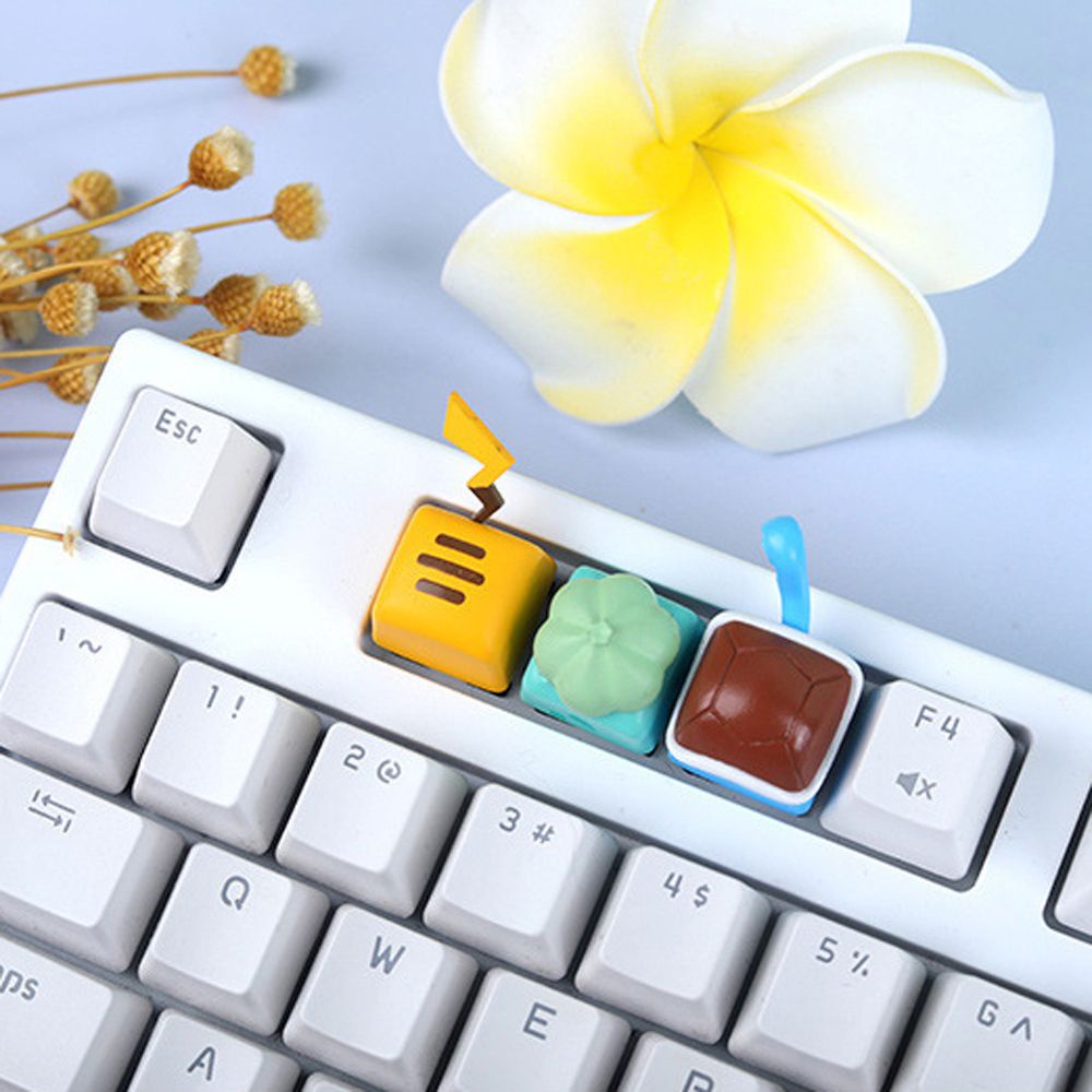 LANFY Computer Peripherals Elves Keycaps Cartoon Mechanical Keyboard ...
