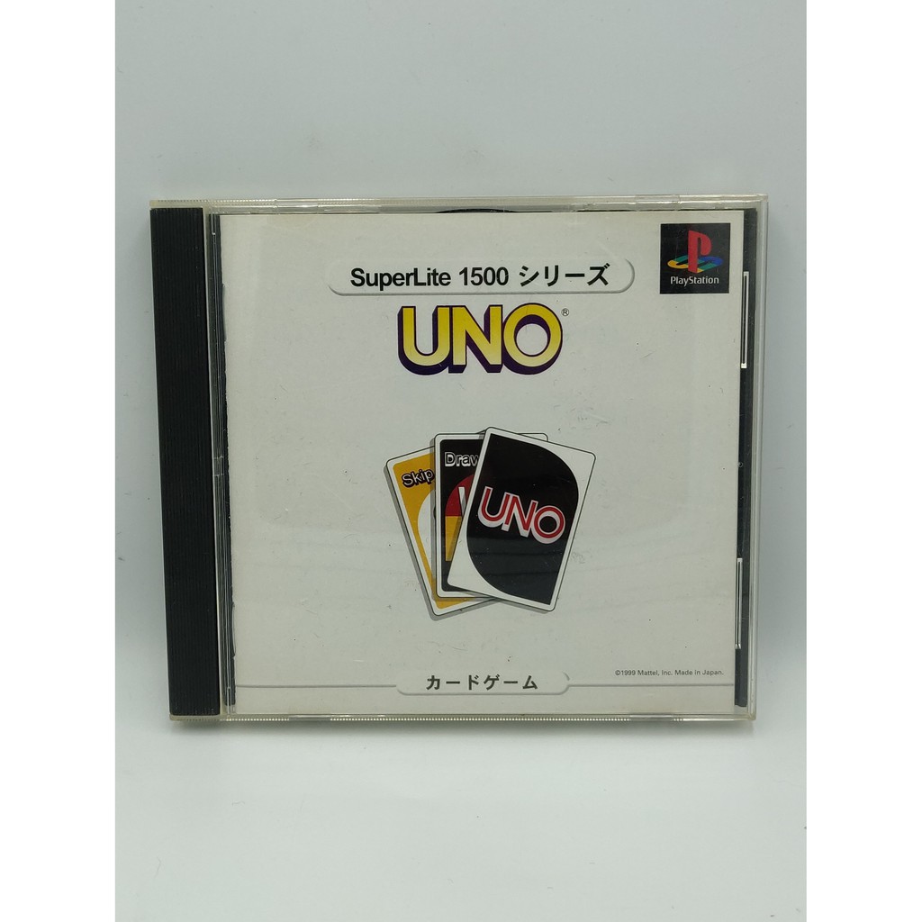 [PS1] UNO [SUPERLITE 1500 SERIES] (Japan) แผ่นแท้ญี่ปุ่น มือ2 | Shopee ...