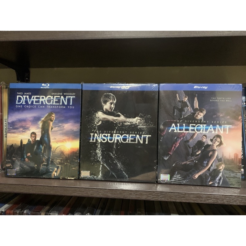 Divergent : มือ 1 ครบ 3 ภาค Blu-ray แท้ มีเสียงไทย บรรยายไทย | Shopee ...