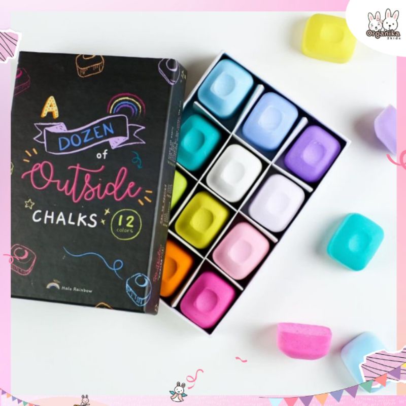 Outside Chalk สีชอร์คแบบก้อนสุดสร้างสรรค์ สำหรับกิจกรรมสนุกสุดพิเศษของ ...