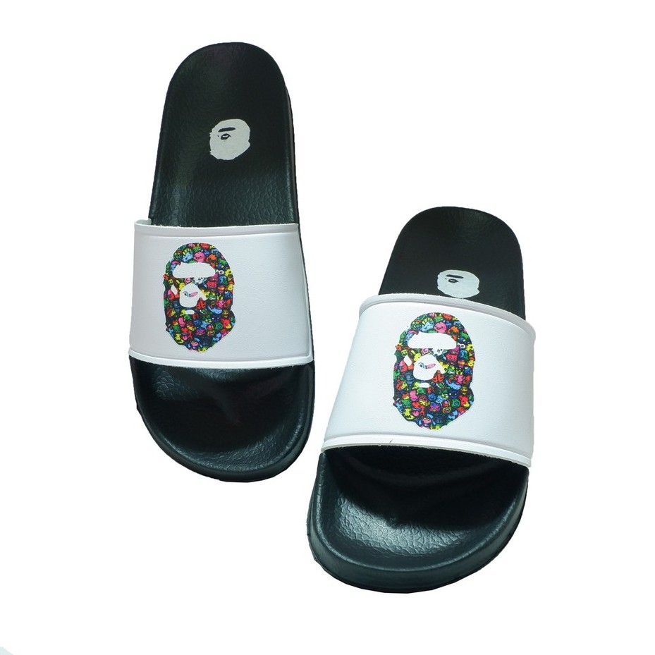 BAPE SLIDE MOUNTAIN SLIPPERS | Shopee Thailand