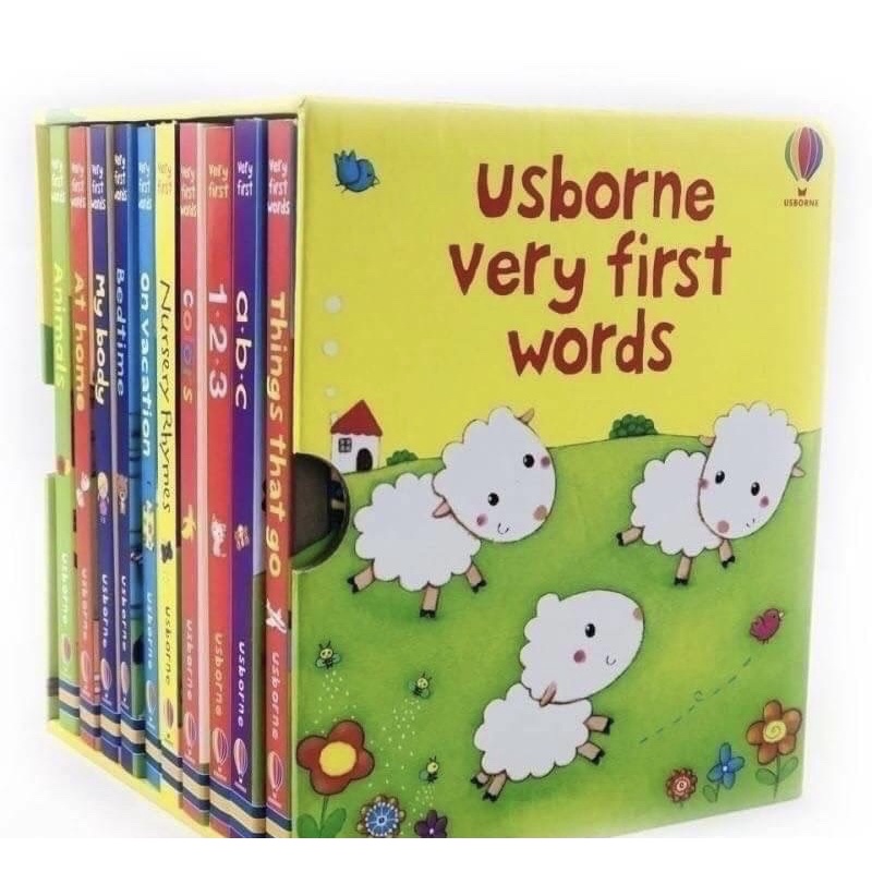 พร้อมส่ง Usborne very first words เซ็ตหนังสือเด็กสุดคุ้ม | Shopee Thailand