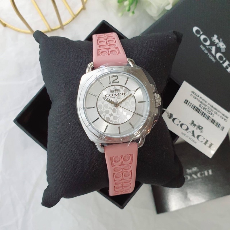 สีรับวาเลนไทน์ Coach Ladies Boyfriend 14503876 สายซิลิโคน สีชมพู ...