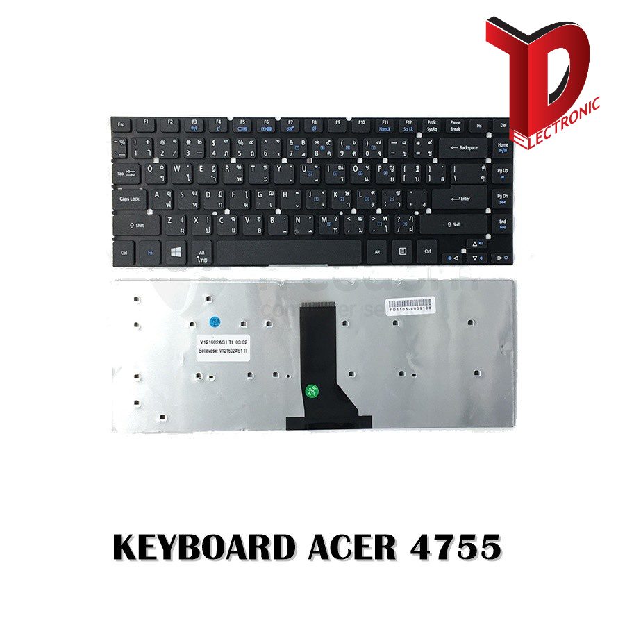 KEYBOARD ACER 4755 4755G E1-470 E1-472 3830T 4830T V3-431 V3-471 V3 ...