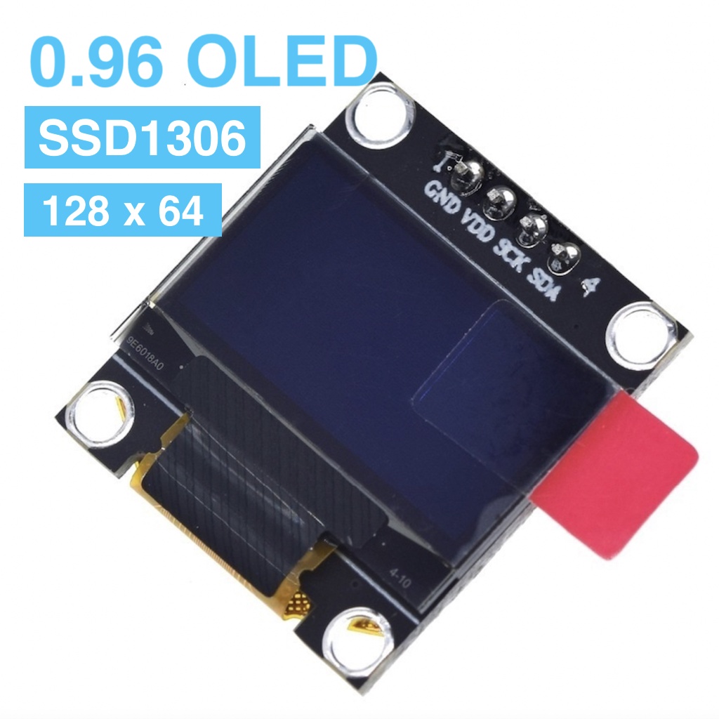 0.96 OLED SSD1306 128×64 Display พร้อมส่ง คลังสินค้าในไทย | Shopee Thailand