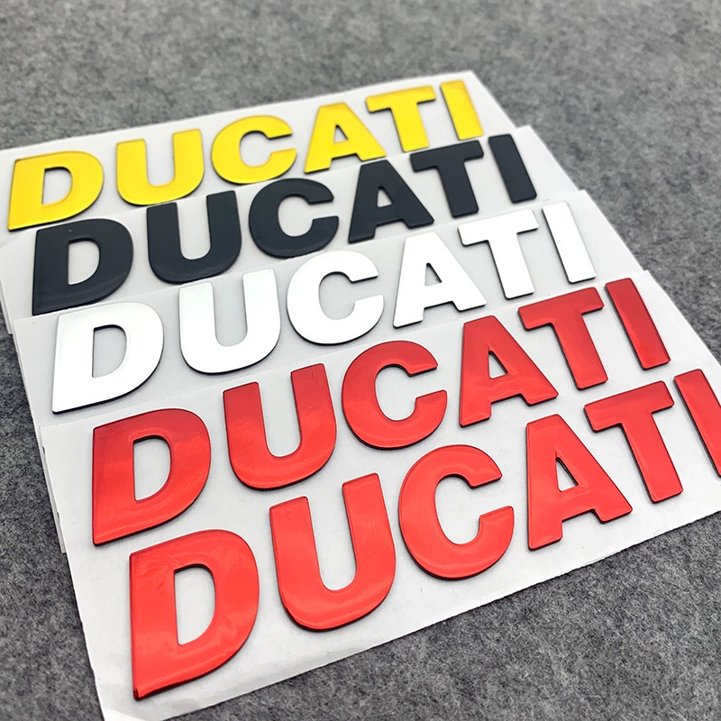 DUCATI LOGO Sticker 1199 1299 V2 Monster696 821 Motorcycle Three ...