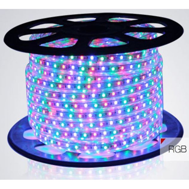 ไฟเส้นพร้อมใช้ LED ROPE LIGHT 5050 REG สลับสี with Plug 220VAC and End ...