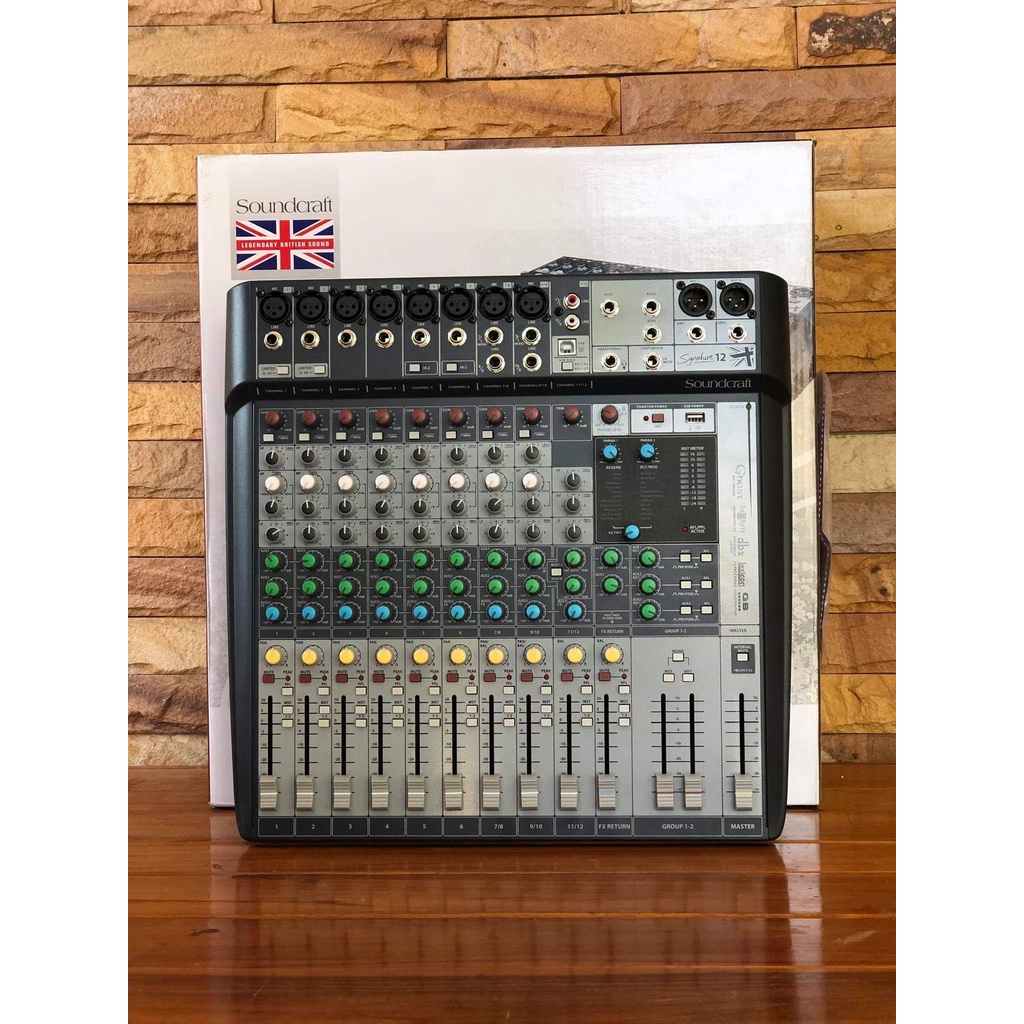"Soundcraft Signature 12 เครื่องผสมสัญญาณเสียง มิกเซอร์ ระบบอนาล็อก ...