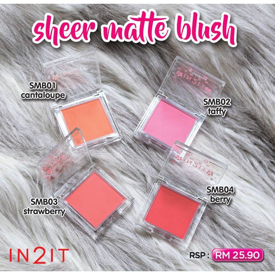IN2IT Sheer Matte Blush 4 g | Shopee Thailand