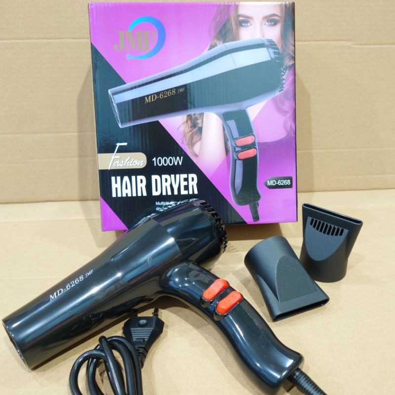 ไดร์เป่าผม ลมแรงแห้งไว JFM รุ่น 6268 (1000w) Hair Dryers | Shopee Thailand