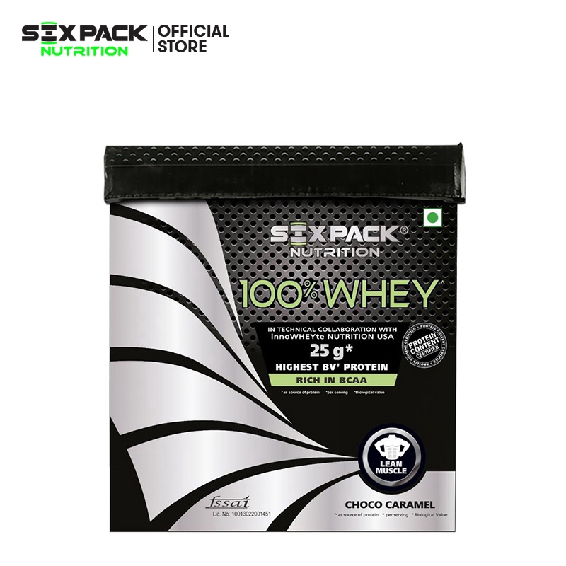 Six Pack Nutrition 100% Whey Protein Powder - 4 kg/ 8.8lbs (Choco ...