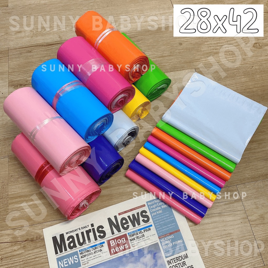 28x42 cm.(แพค 25 ใบ) ซองไปรษณีย์สำหรับแพคของ เนื้อหนา มันเงา | Shopee ...