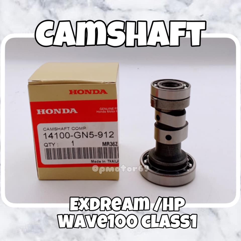 Honda EX5 Dream / HP / Wave100 / W100 Class 1 Camshaft / Cam Shaft EX5 Hi Power / Dream W100 ...