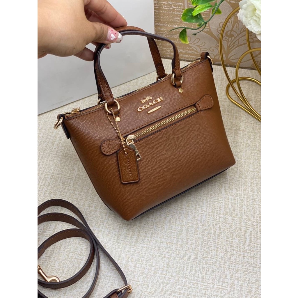 Coach Mini Gallery Crossbody In Signature Canvas | Shopee Thailand