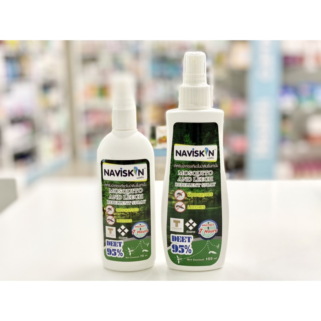 Naviskin Deet 95% กันยุง กันทาก สำหรับท่องเที่ยวในป่าดิบชื้น | Shopee ...