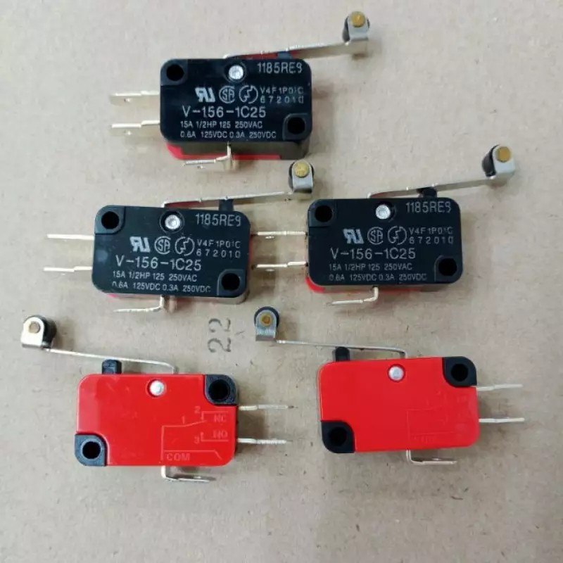 V-156-1C25 Limit Micro Switch 15A250VAC แพ๊ค 5 ตัว 100 บาท | Shopee Thailand