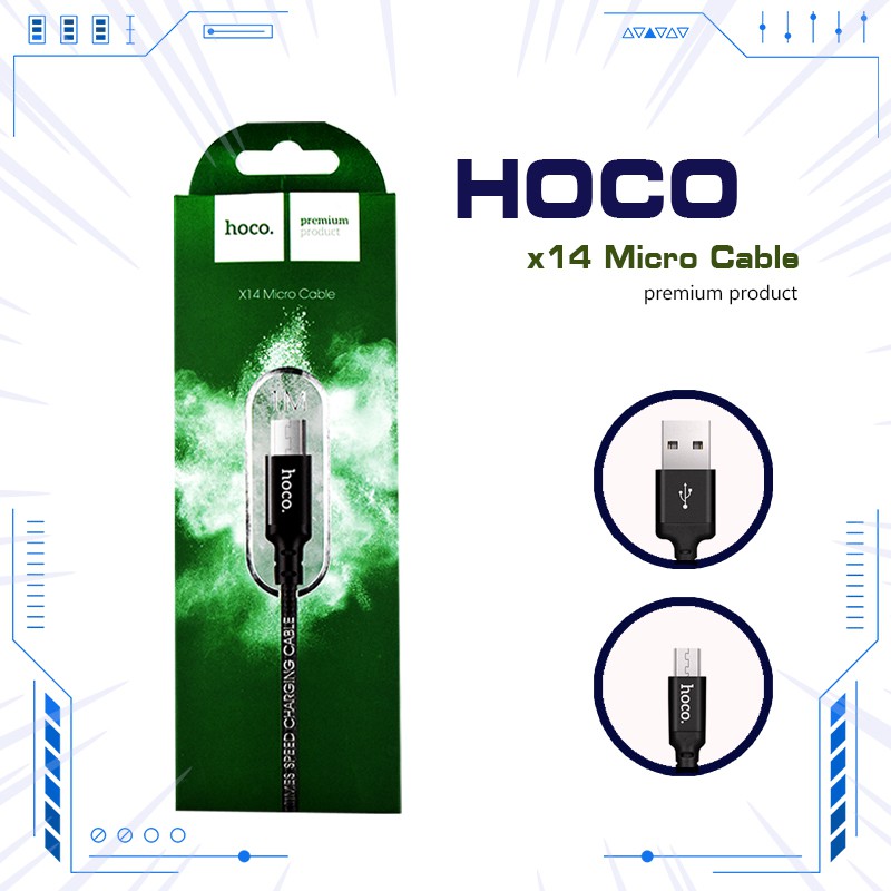 สายชาร์จ Hoco x14 Micro Cable | Shopee Thailand