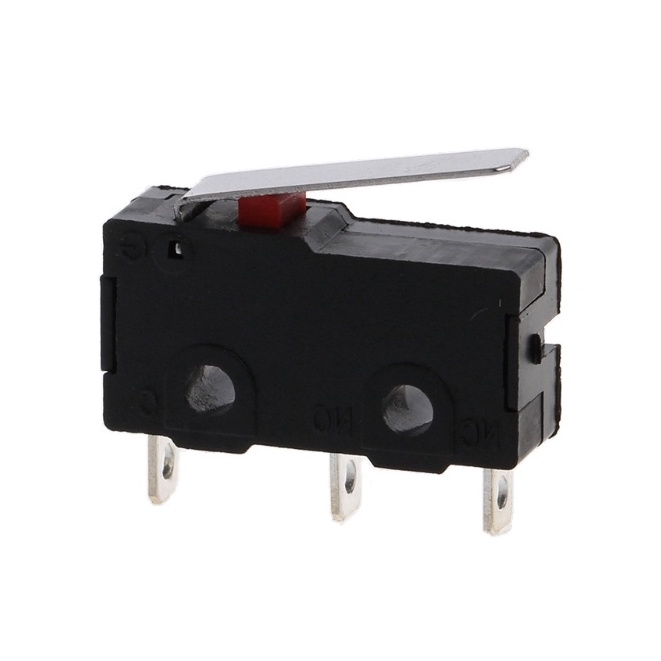 ลิมิตสวิตช์ 5A 250V 3 พิน KW11-3Z 3-Pin Micro Limit Switch Roller Lever Pulley 5A 250V Snap ...