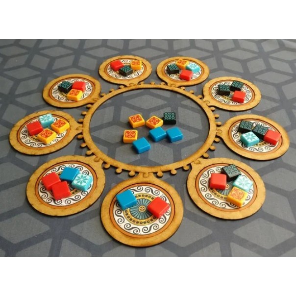[Laser Cut] Azul Board Game [TH/EN]: Factory Ring (Core Box / Master ...