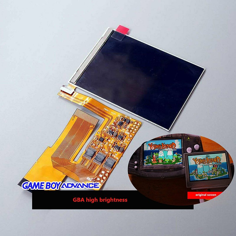 ชุดไฟ backlight ips lcd 10 ระดับสําหรับ game boy advance gba console ...