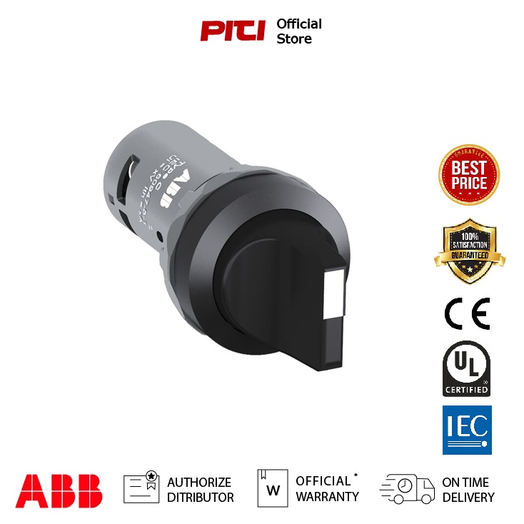 ABB C3SS1-10B-20 3-Pos Selector Pilot Devices Compact | Shopee Thailand