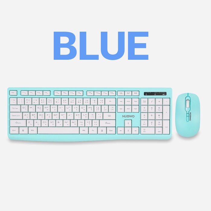 คีย์บอร์ดและเมาส์ไร้สาย WIRELESS KEYBOARD & MOUSE NUBWO VIRGO WIRELESS ...