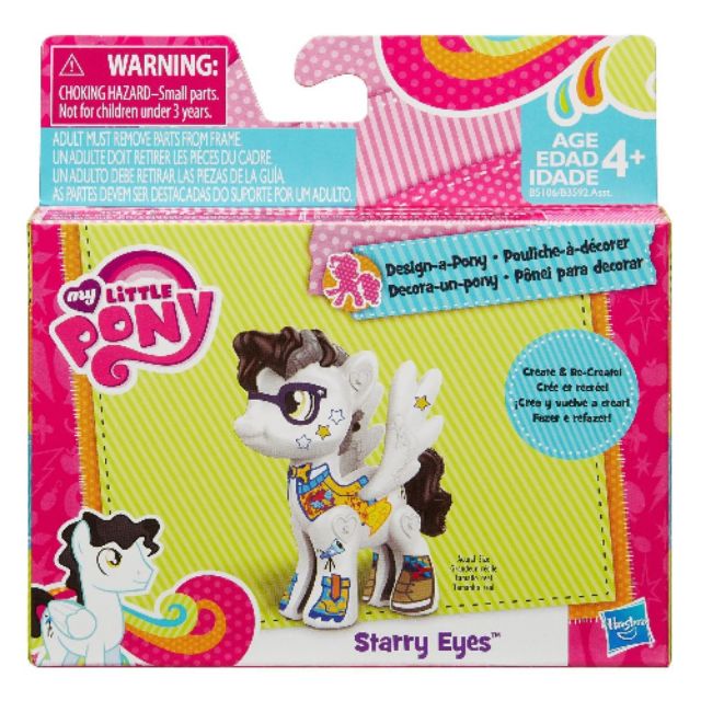 My Little Pony Pop Starry Eyes Design-A-Pony Kit Hasbro Create & Re ...