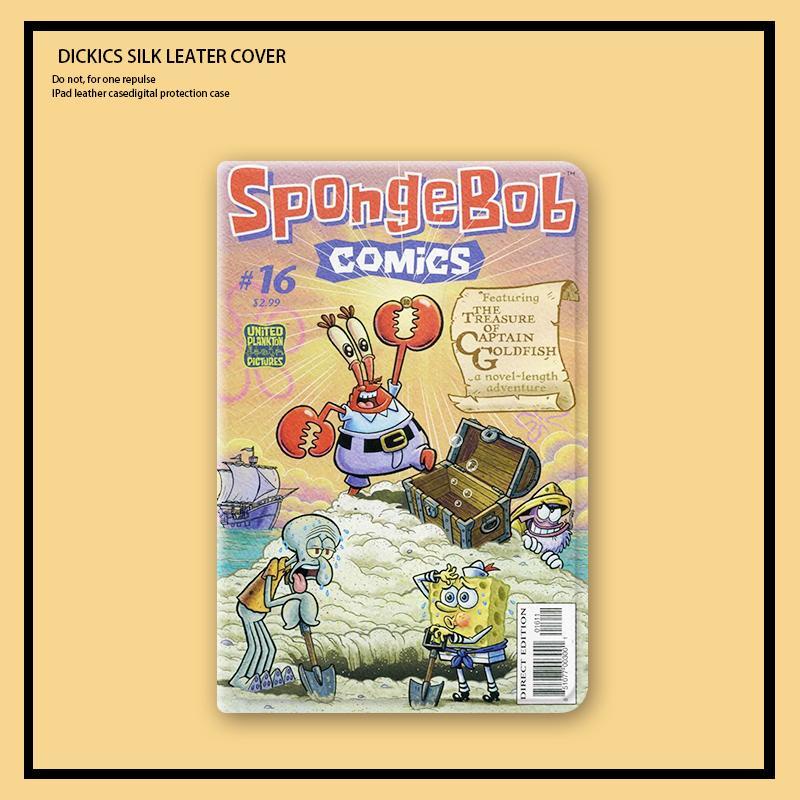 SpongeBob digging for treasure for เคสไอแพด gen 7 8 9 pro 9.7 11 2020 ...