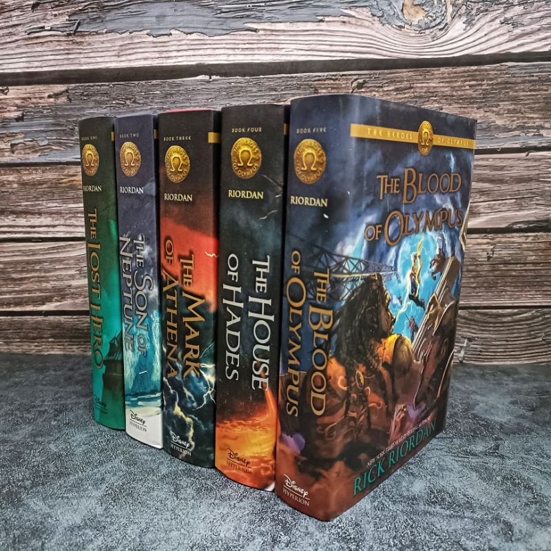 The Heroes of Olympus : Boxset 5 books ( Hardcover )หนังสือปกแข็งชุด 5 ...