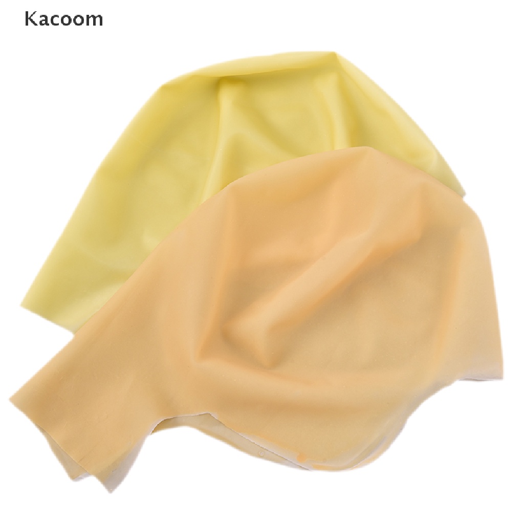 Kacoom Adult Bald Cap Latex Flesh Skin Bald Head Wig Cap Rubber ...