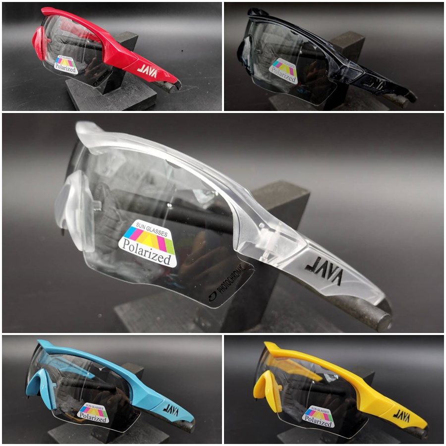 ออโต้เลนส์ แว่นกันแดด ใส่กลางคืนได้ เลนส์โพลาไรช์ใส G-Forze รุ่น Java | Shopee Thailand