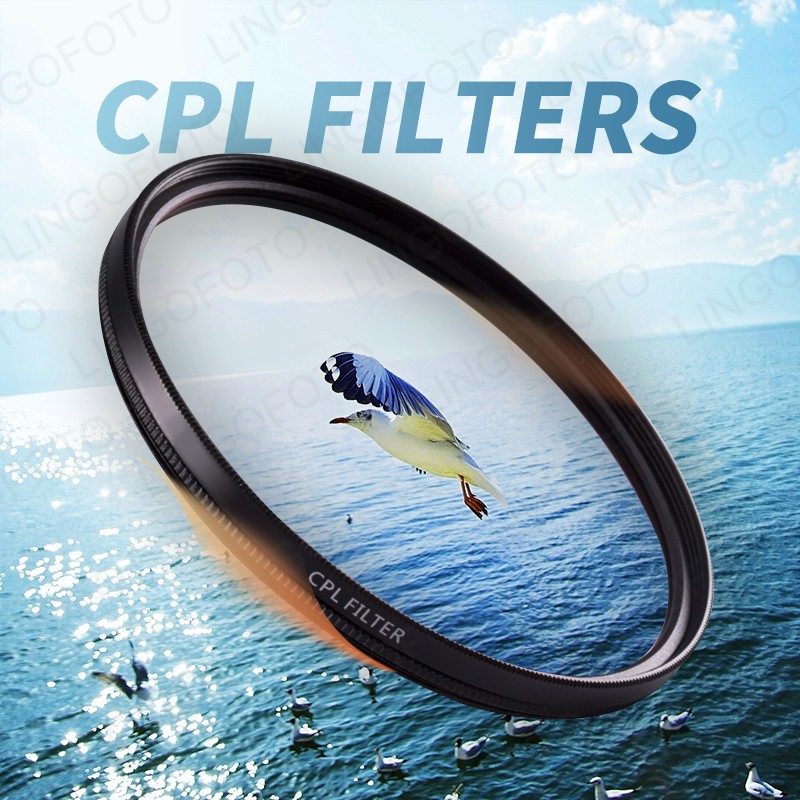 CIR-PL CPL Circular Polarizing Filter เลนส์สําหรับดิจิตอลเลนส์เดี่ยว ...