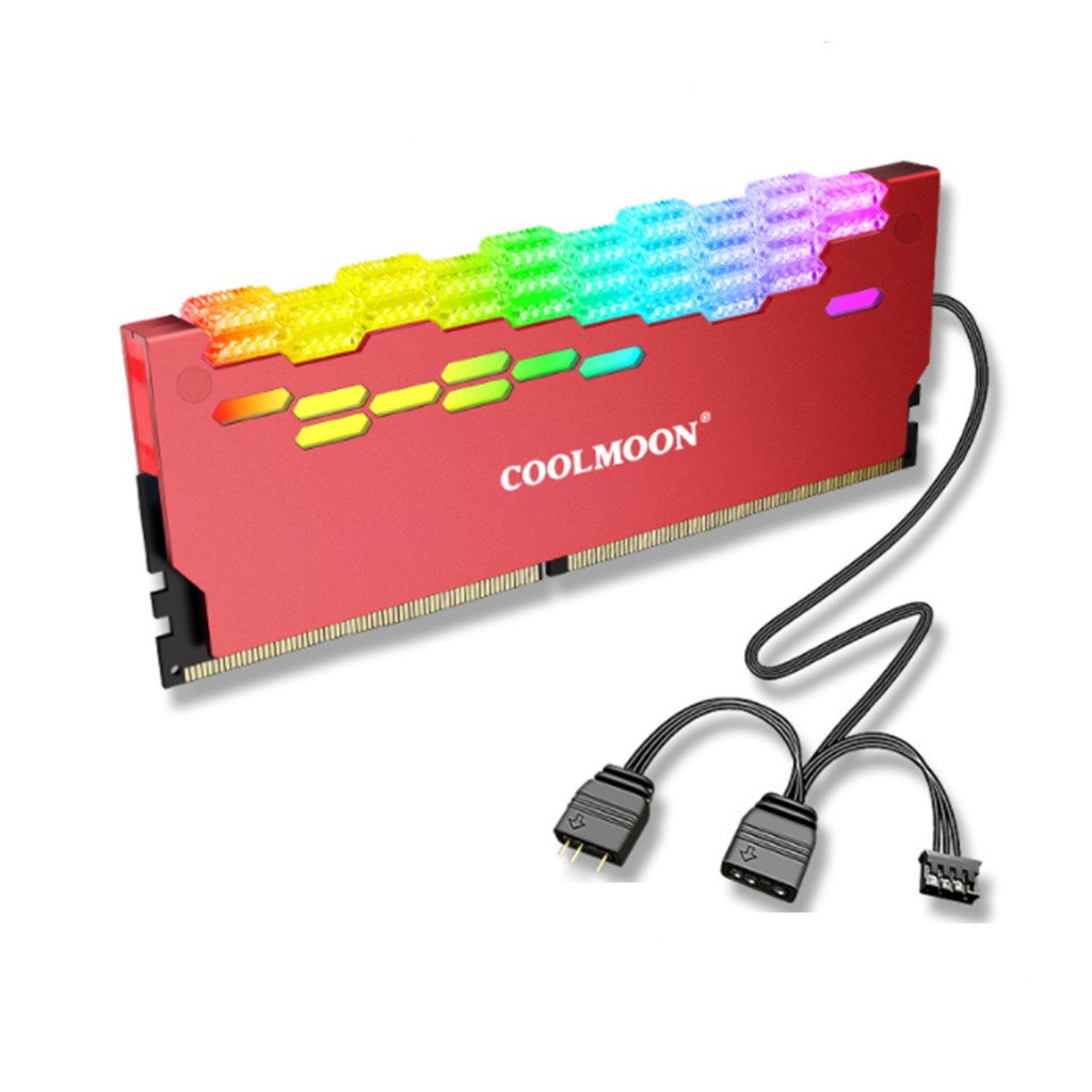 Heat Sink Ram Crystal RGB ซิงค์แรมRGBx4 +กล่องคอนโทรลและรีโมท ระบายความ ...