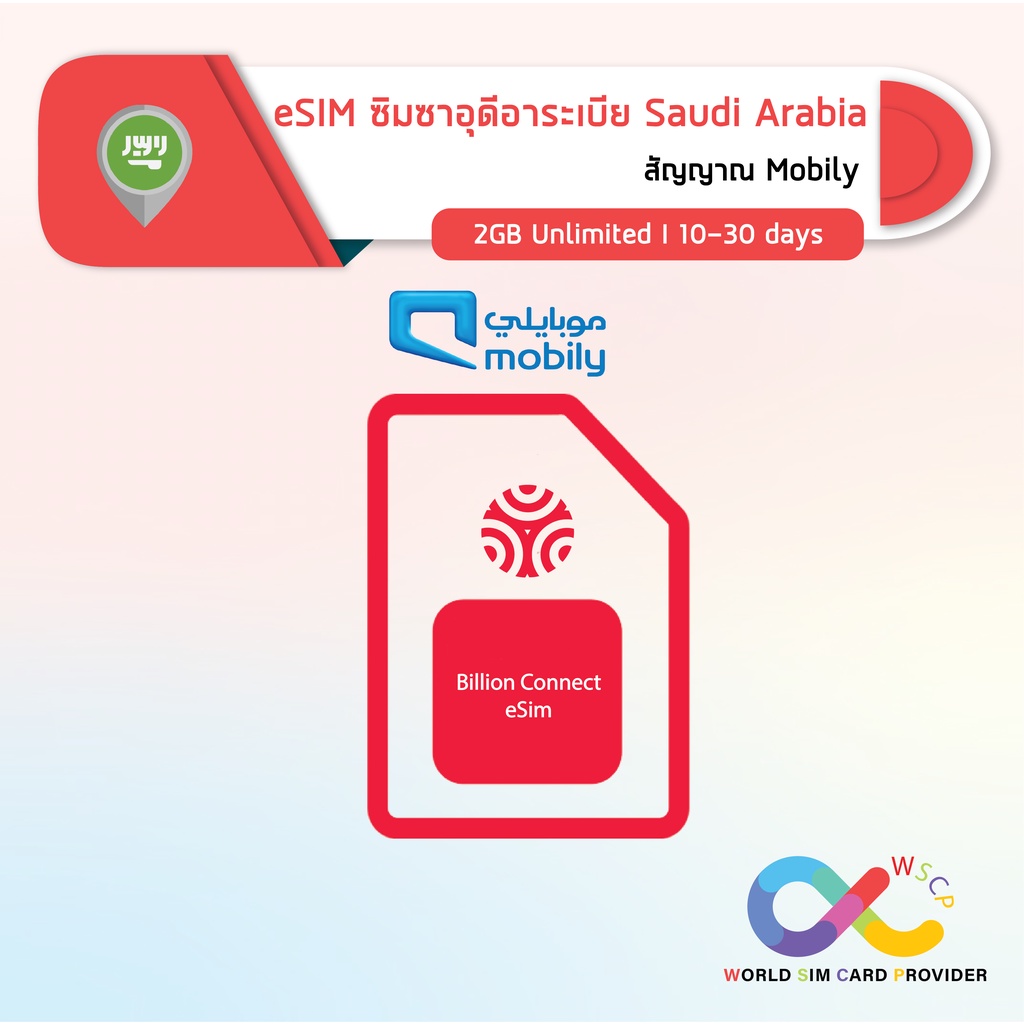 eSIM Saudi Arabia Sim Card Unlimited 1GB Daily STC: ซิมซาอุดีอาระเบีย 10-30 วัน by ซิมต่างประเทศ ...