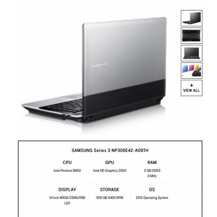 Samsung series3 NP300E4Z | Shopee Thailand