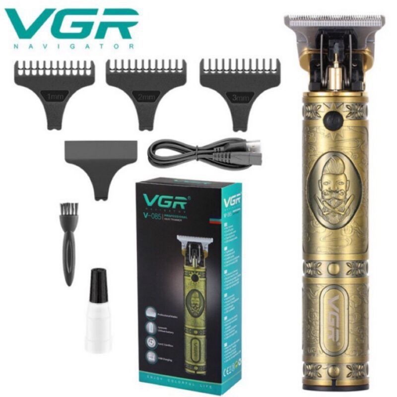 สินค้าพร้อมส่ง VGR V-085 ปัตเลี่ยนไร้สาย กันขอบ แต่งลาย ตัวเครื่องลาย ...
