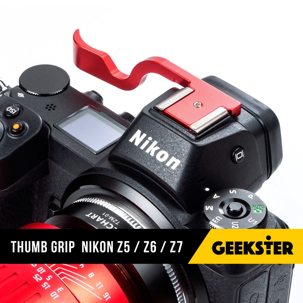 Thumb Grip Nikon Z6 / Z7 / Z5 / Z50 สีดำ สีแดง ( Thumb Up grip Nikon z ...