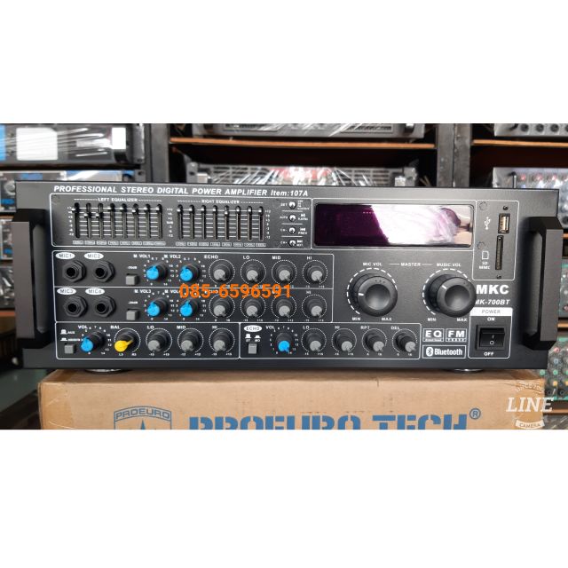 แอมป์ขยาย MKC MK-700BT USB บูธูท FM SDCARD | Shopee Thailand