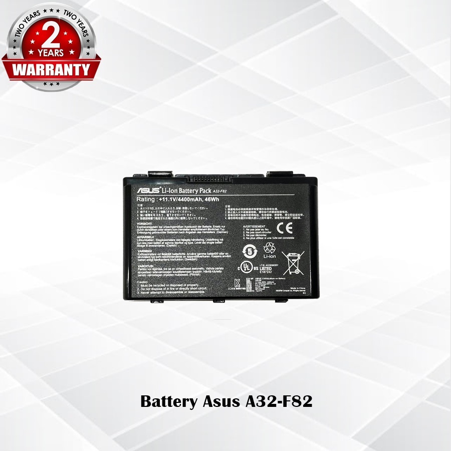 Battery Asus A32-F82 / แบตเตอรี่โน๊ตบุ๊ค รุ่น K40 K40IN K50 K60 K70 X8A ...